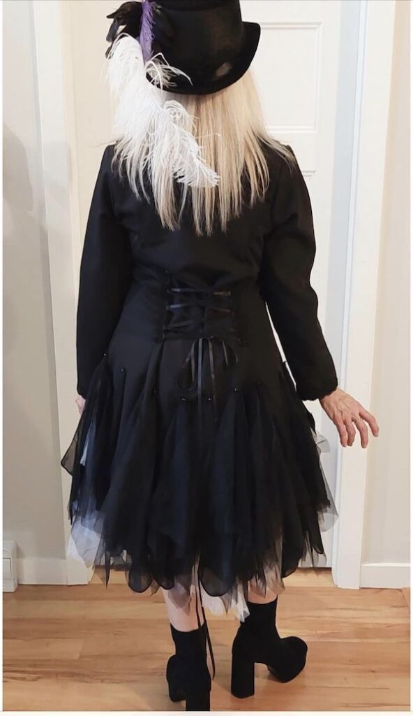 Stevie Nicks Inspired Black Tulle Tails Coat – Custom Made For You ...
